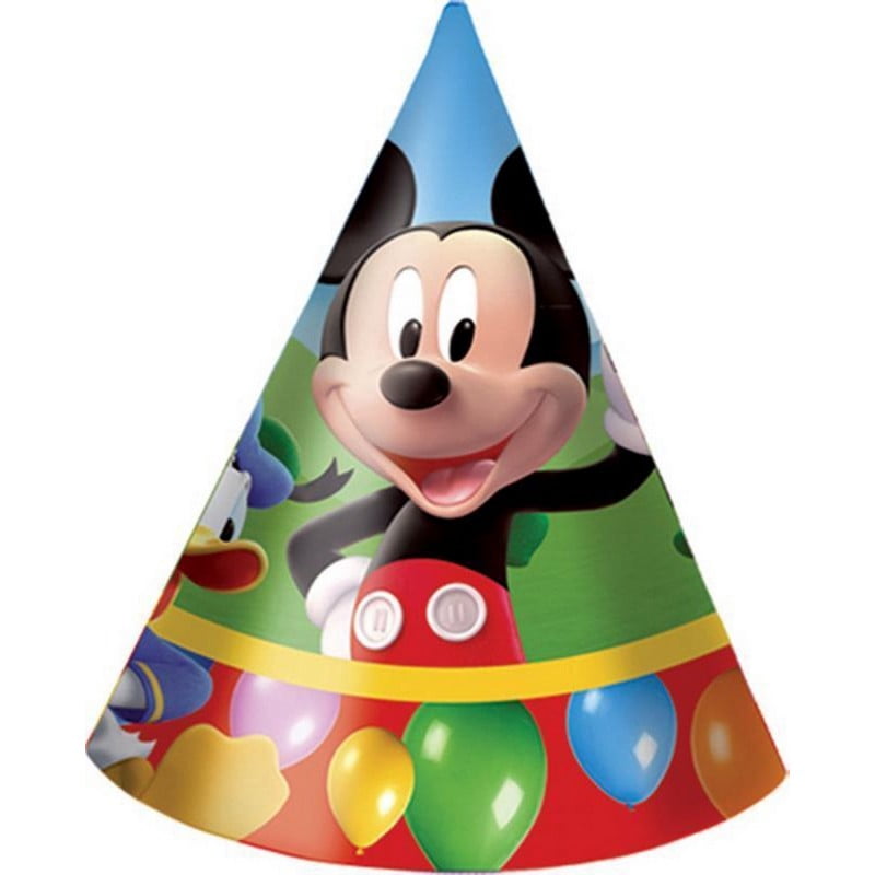 Mickey Mouse Clubhouse Party Hats (Pack of 6) - Walmart.com