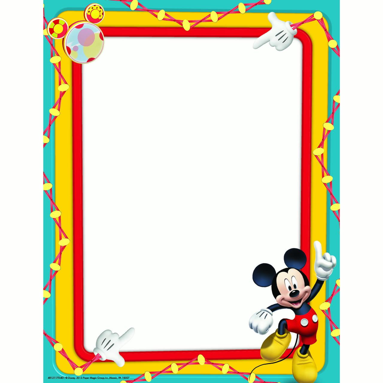 Mickey Mouse Clubhouse® Primary Colors Computer Paper, 50 sheets per ...