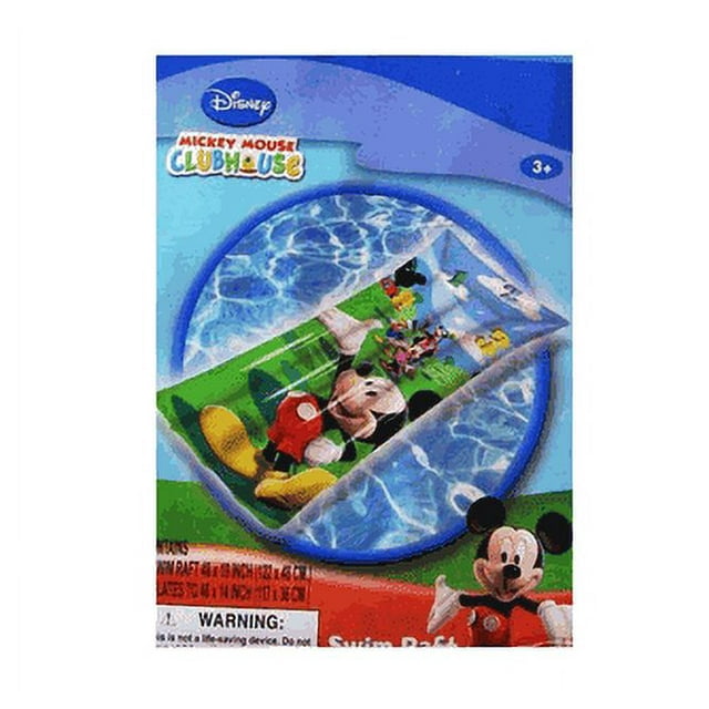 Disney Mickey Mouse Full Size Pool Float, Inflatable Swim Raft ...