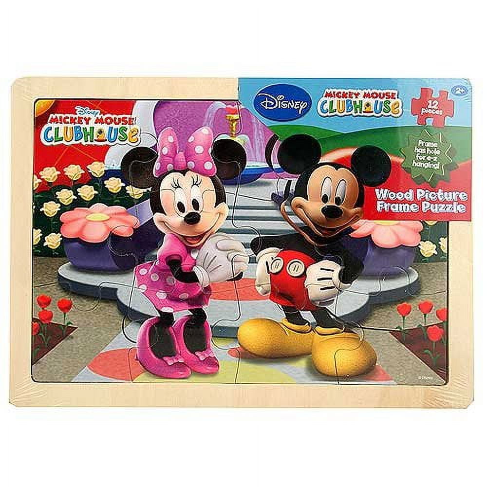 Mickey Mouse Clubhouse - Wood Picture Frame Puzzle [12 Pieces ...