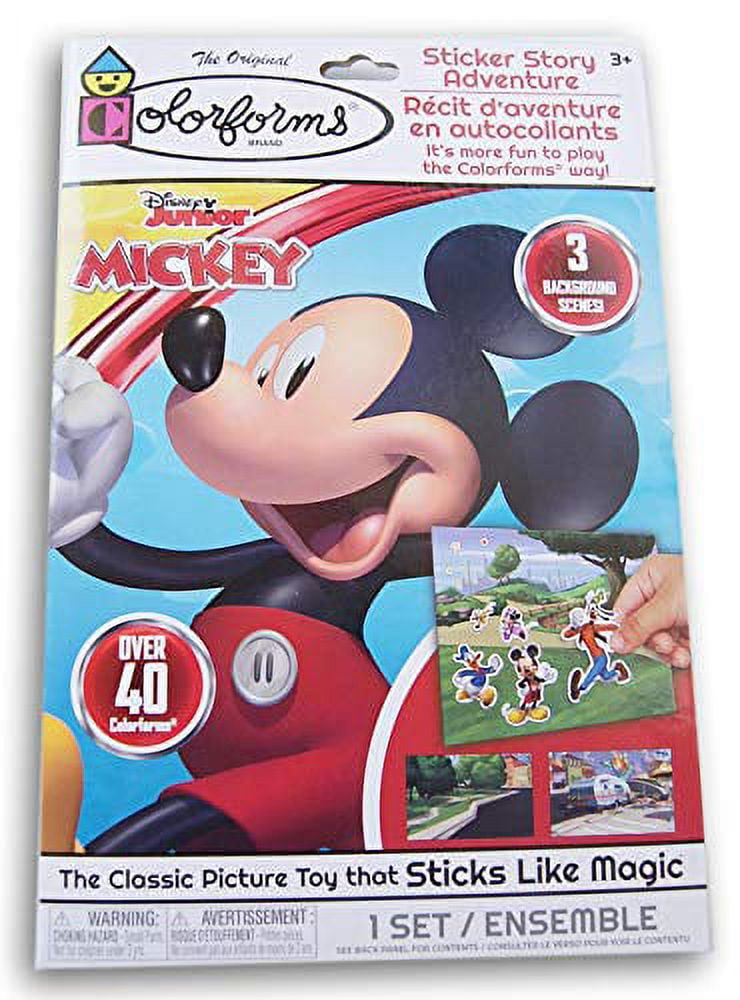 Mickey Mouse Colorforms Sticker Story Adventure - The Classic Picture ...