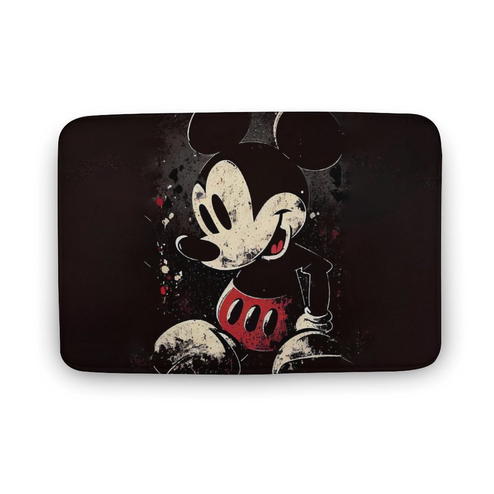 Mickey_Mouse Custom Coral Velvet Bath Mat Rug, Comfortable, Soft, Super ...