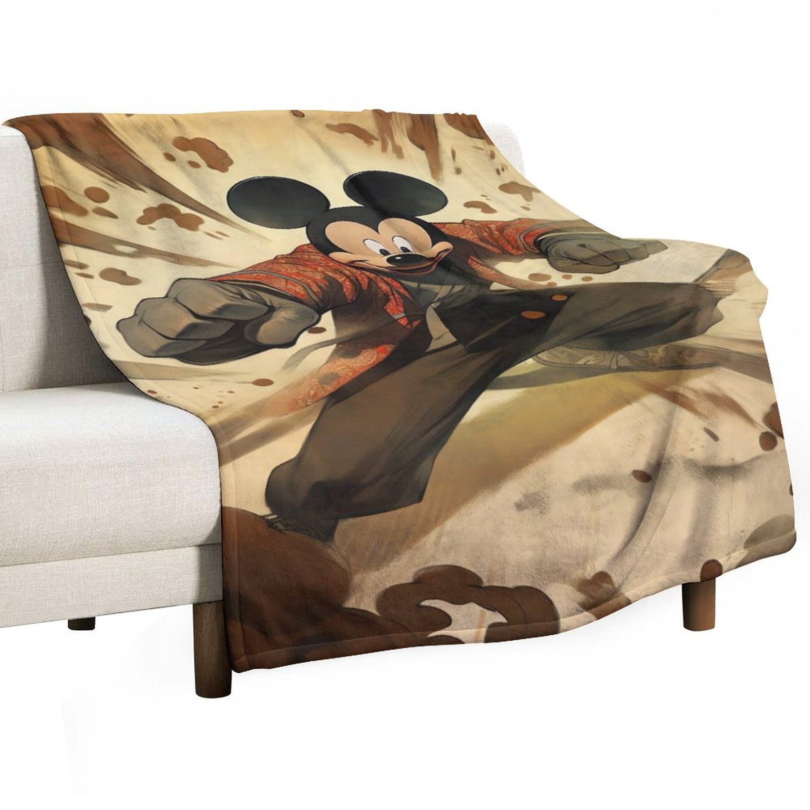 Mickey_Mouse Custom Plush Throw Blanket - Measures 30"x50" - Kids Super ...