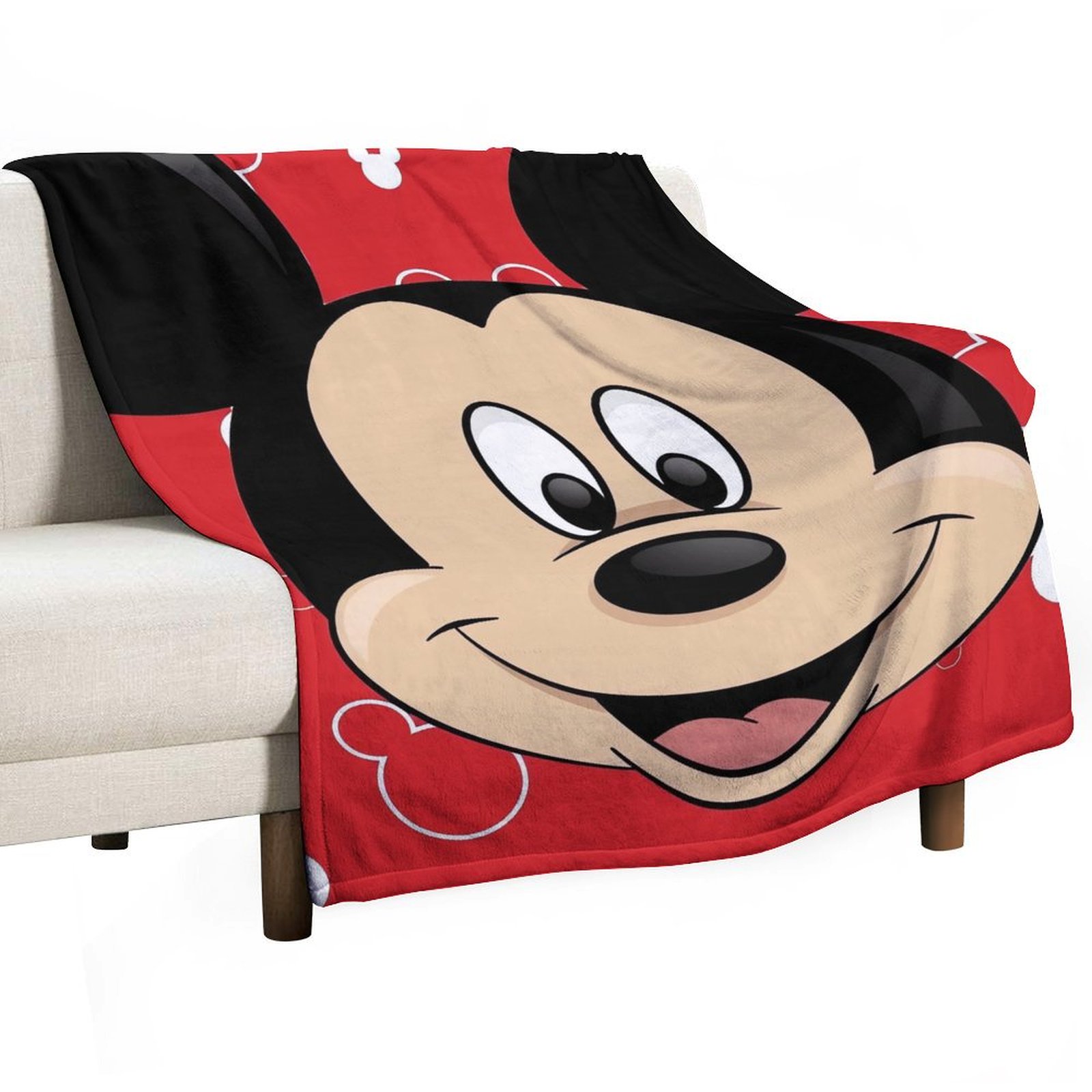 Mickey_Mouse Custom Plush Throw Blanket - Measures 60"x80" - Kids Super ...
