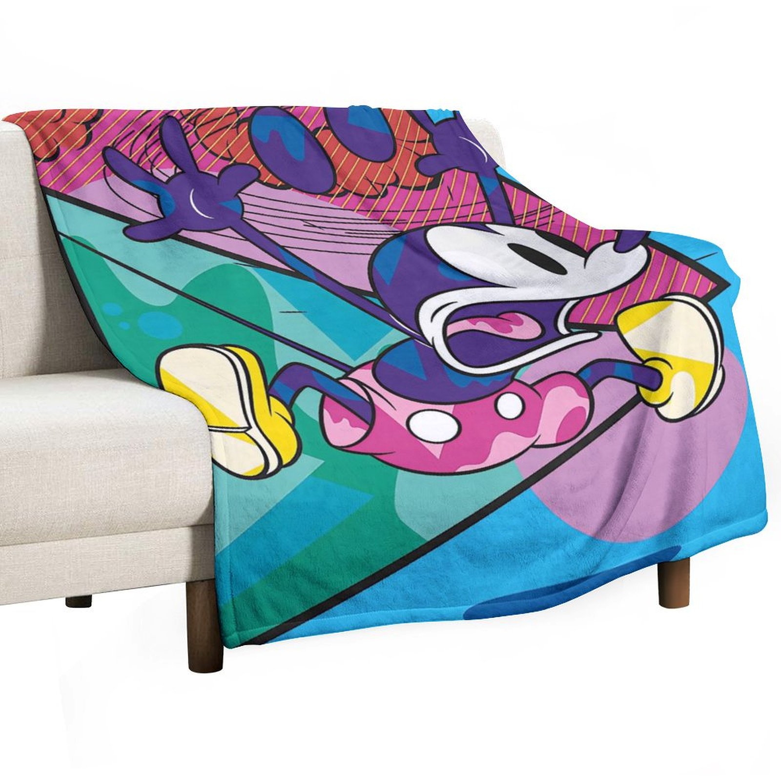 Mickey_Mouse Customized Plush Throw Blanket - Measures 30"x40" - Kids ...