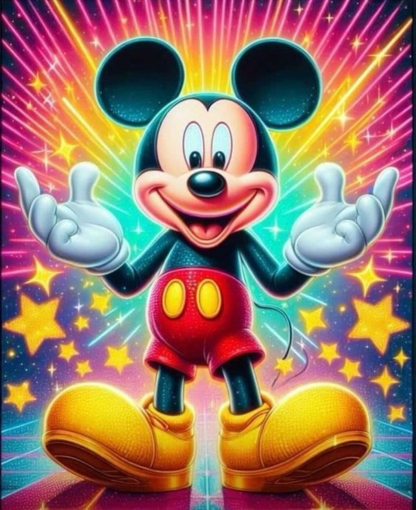 Mickey Mouse Diamond Art DIY 5D Diamond Painting Kits for Adults and ...