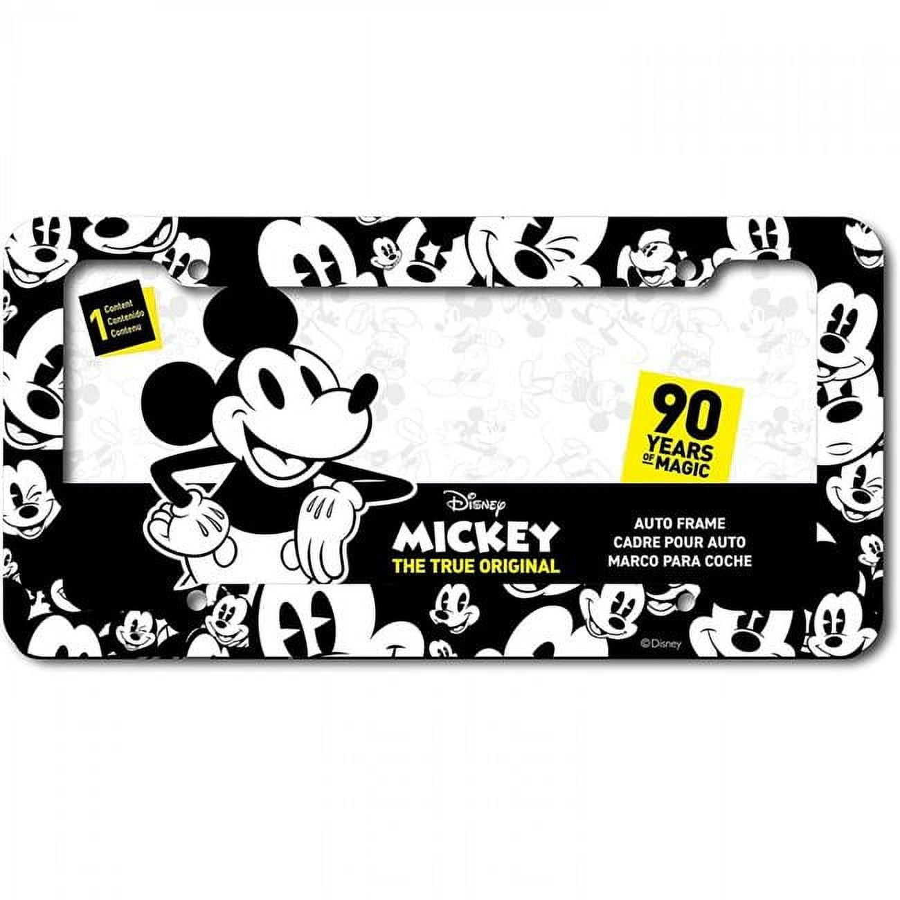 Mickey Mouse Disney Mickey Mouse Faces License Plate Frame - Walmart.com