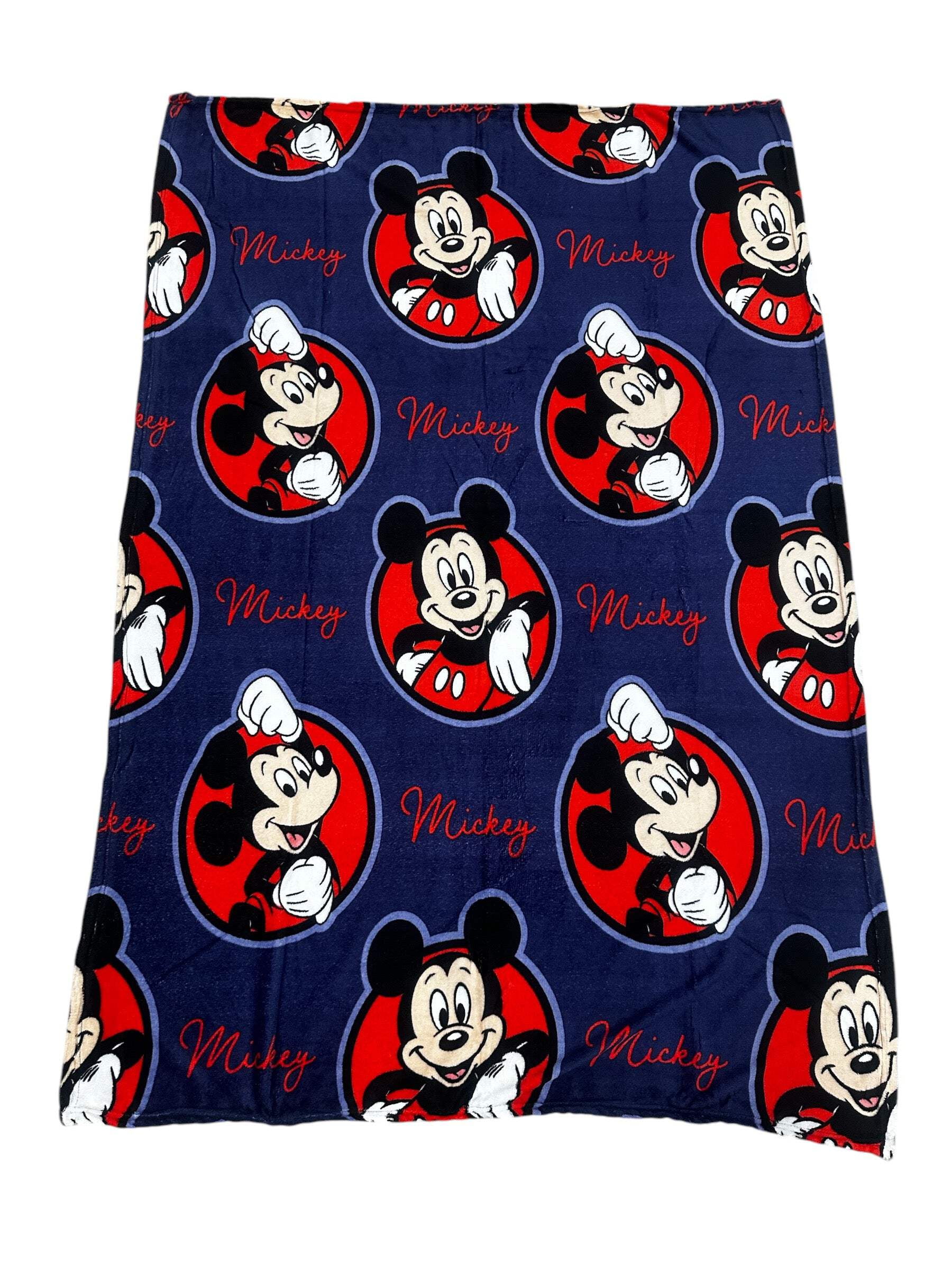 Mickey Mouse Fleece Kids 50"x70" Throw Blanket "Mighty Mickey Mouse ...