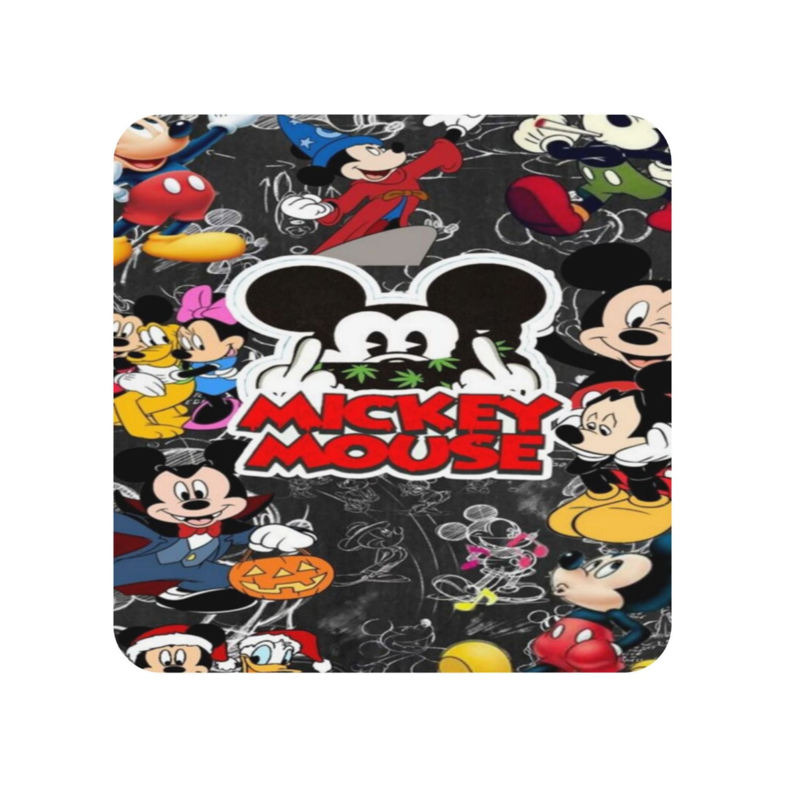 Mickey Mouse Fridge Magnets, Acrylic Magnetic Refrigerator Sticker ...