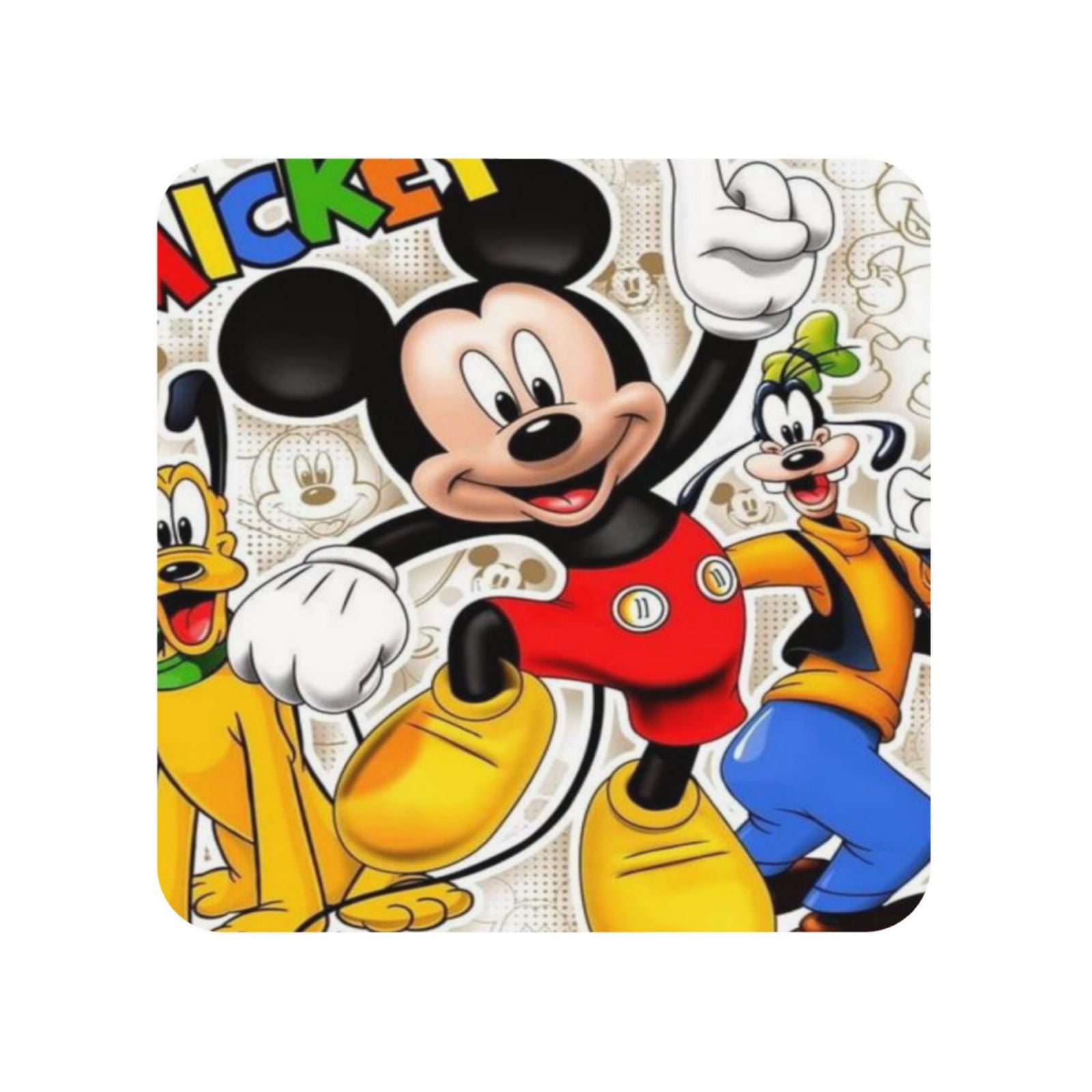 Mickey Mouse Fridge Magnets, Acrylic Magnetic Refrigerator Sticker ...