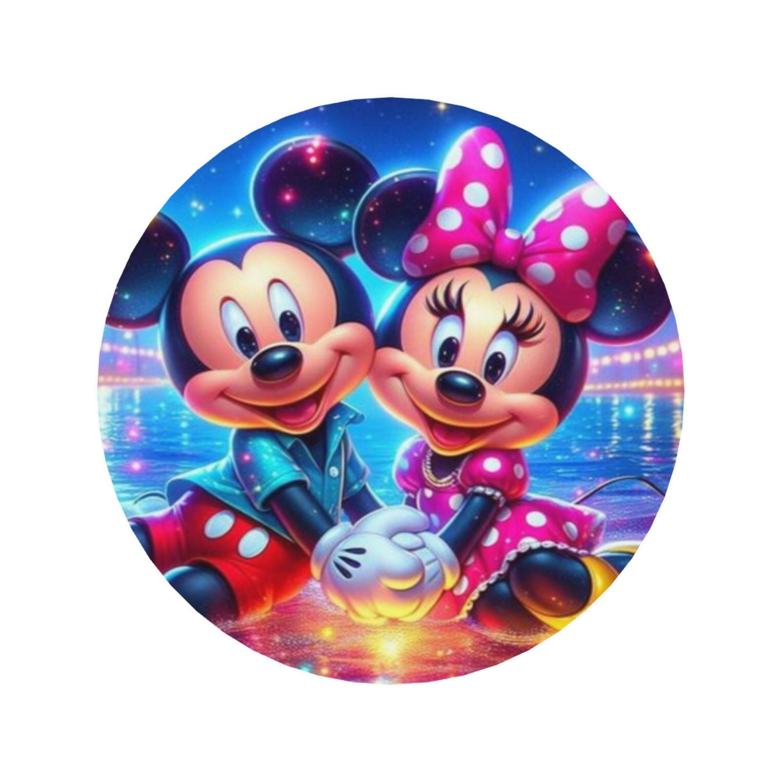 Mickey Mouse Fridge Magnets, Acrylic Magnetic Refrigerator Sticker ...