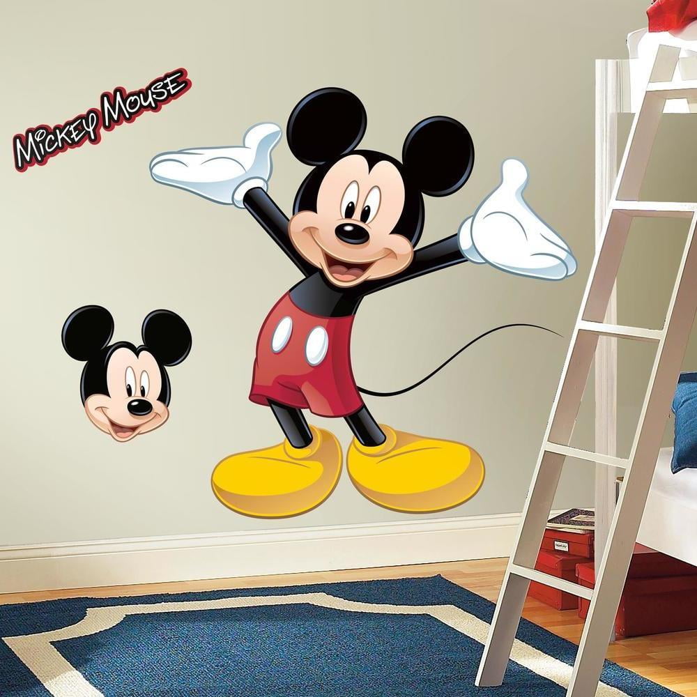 Mickey Mouse Giant Wall Decals - Walmart.com