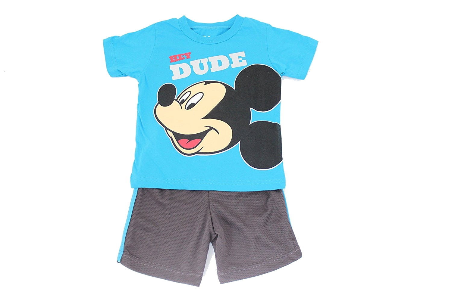 Mickey Mouse "Hey Dude" 2-Piece T-Shirt & Shorts Set - Walmart.com