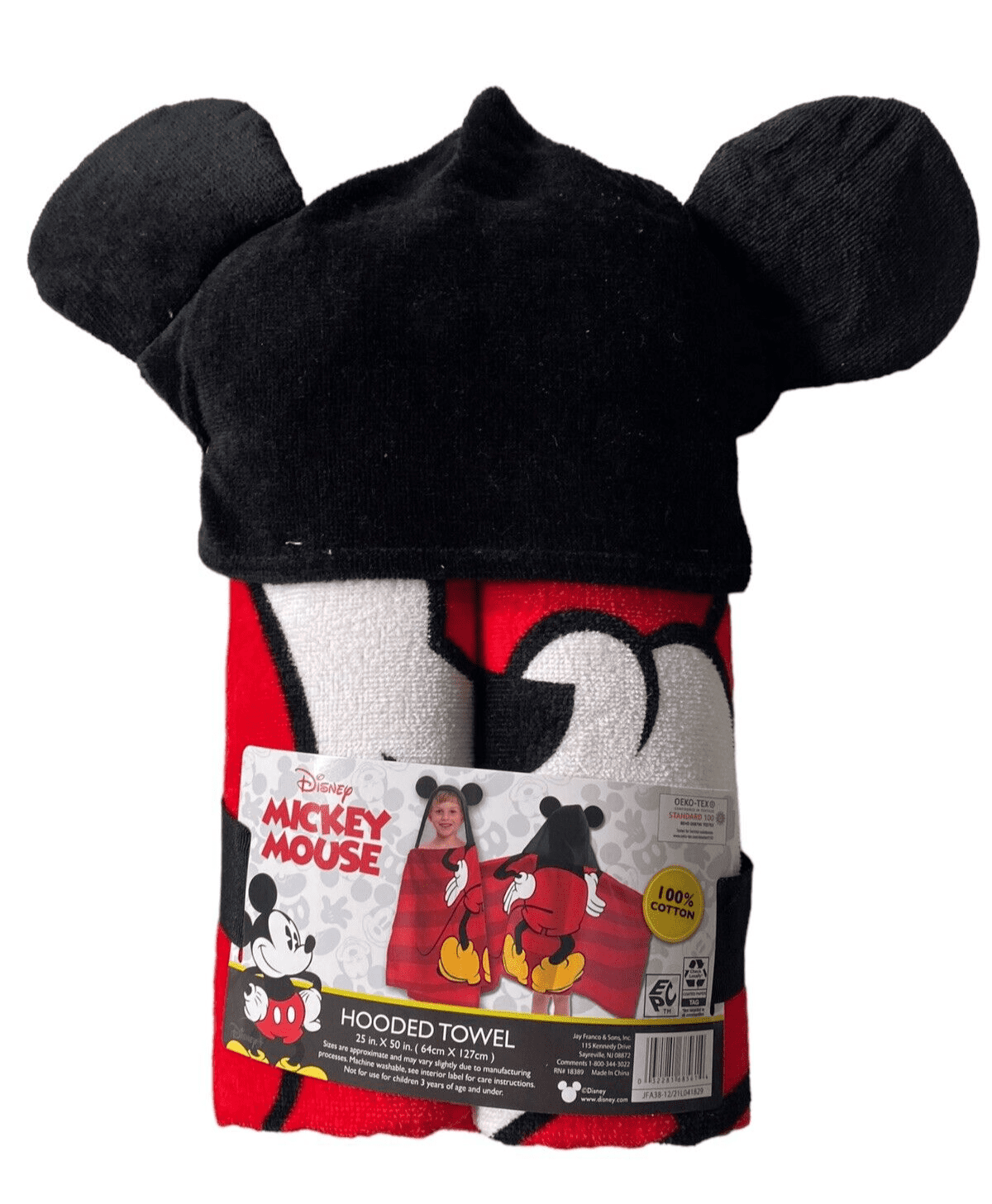 Mickey Mouse Hooded Poncho Towel for Bath Beach Pool - Walmart.com