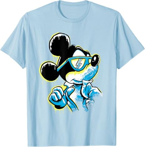 Mickey Mouse Icy Cool Paint Drip T-Shirt For Men Women, Cartoon ...