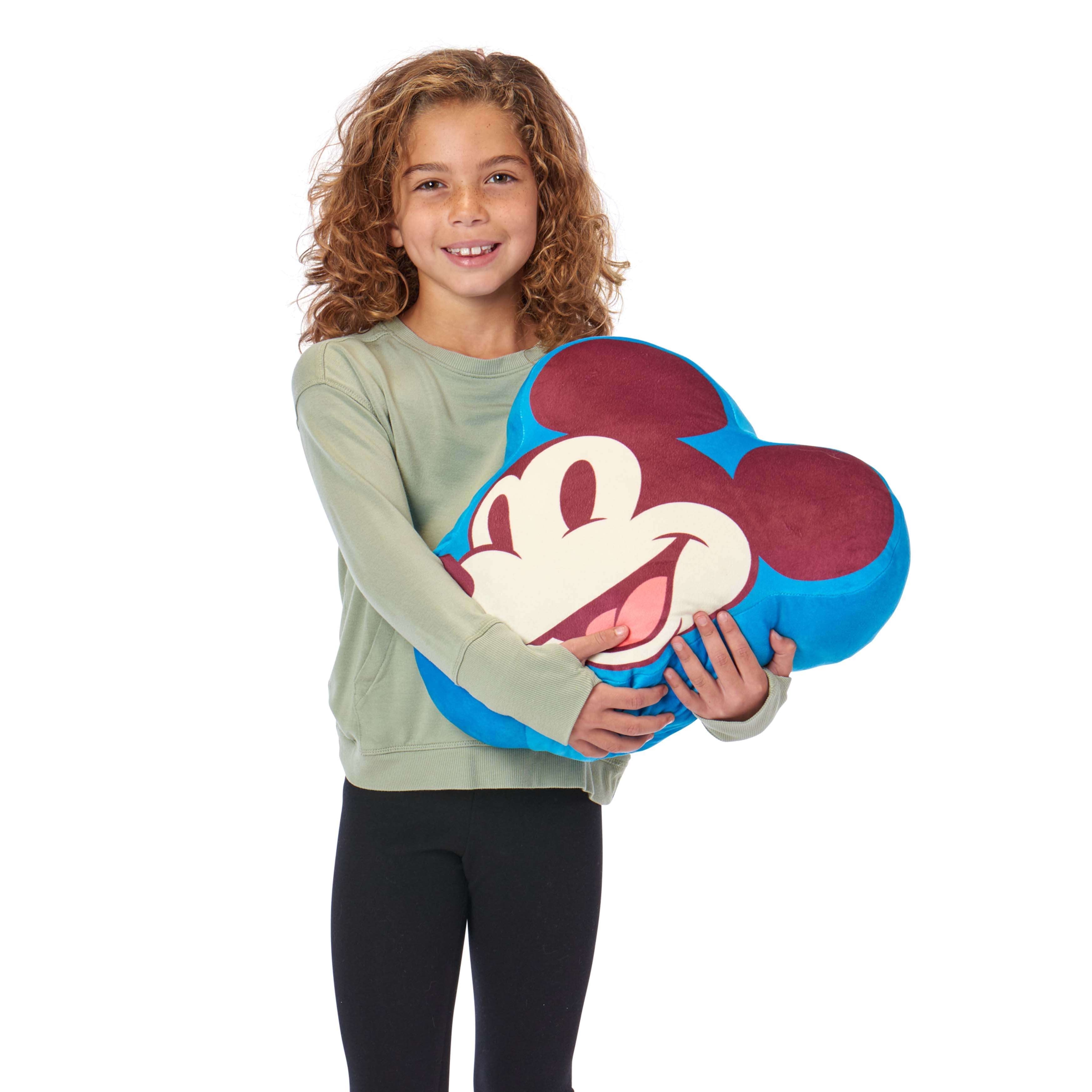Mickey Mouse Jolly Mickey Disney Kids Travel Cloud Pillow, 15 inches ...
