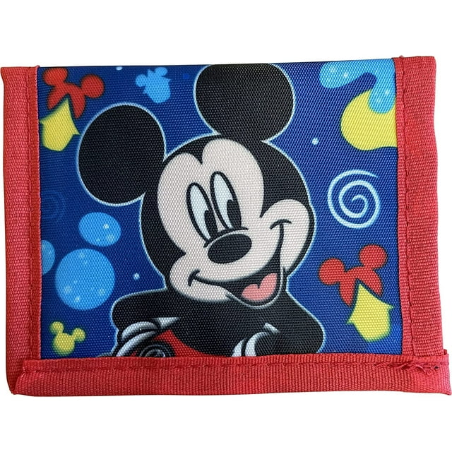 Disney's Mickey Mouse Official Licensed Bifold Wallet for Little Boys ...