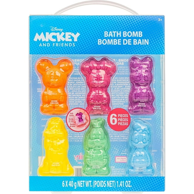 Mickey Mouse, Minnie Mouse and Friends Bubblegum Scented Bath Bombs for ...