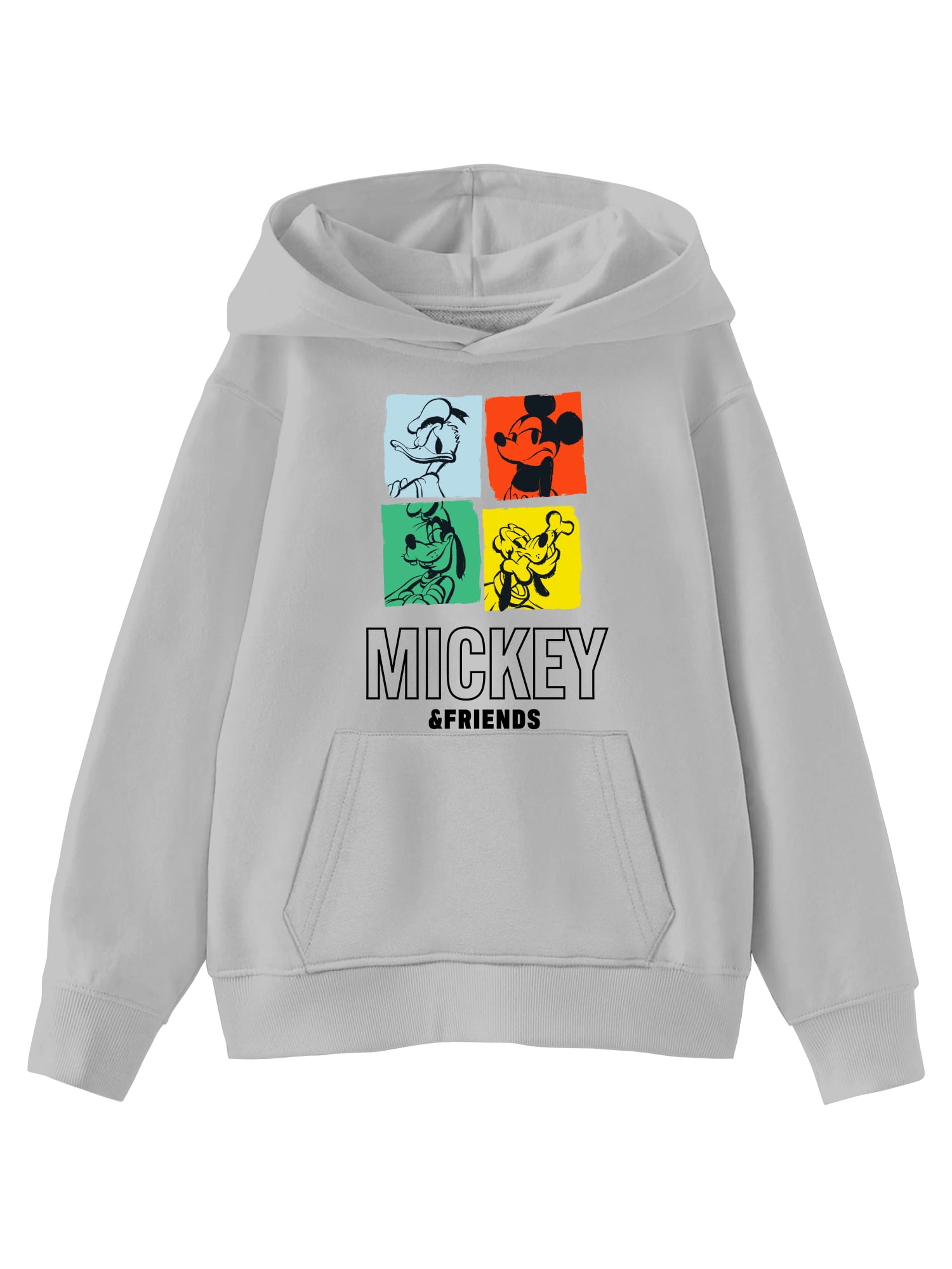 Mickey Mouse Modern Boys Apparel, Graphic Long Sleeve Hoodie, Sizes 4 ...