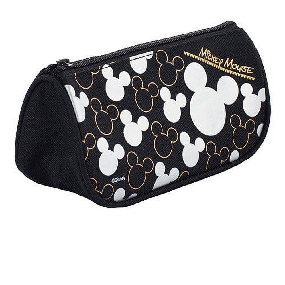 Mickey Mouse Multi Purpose Triangle Style Black Silver Pencil Case ...
