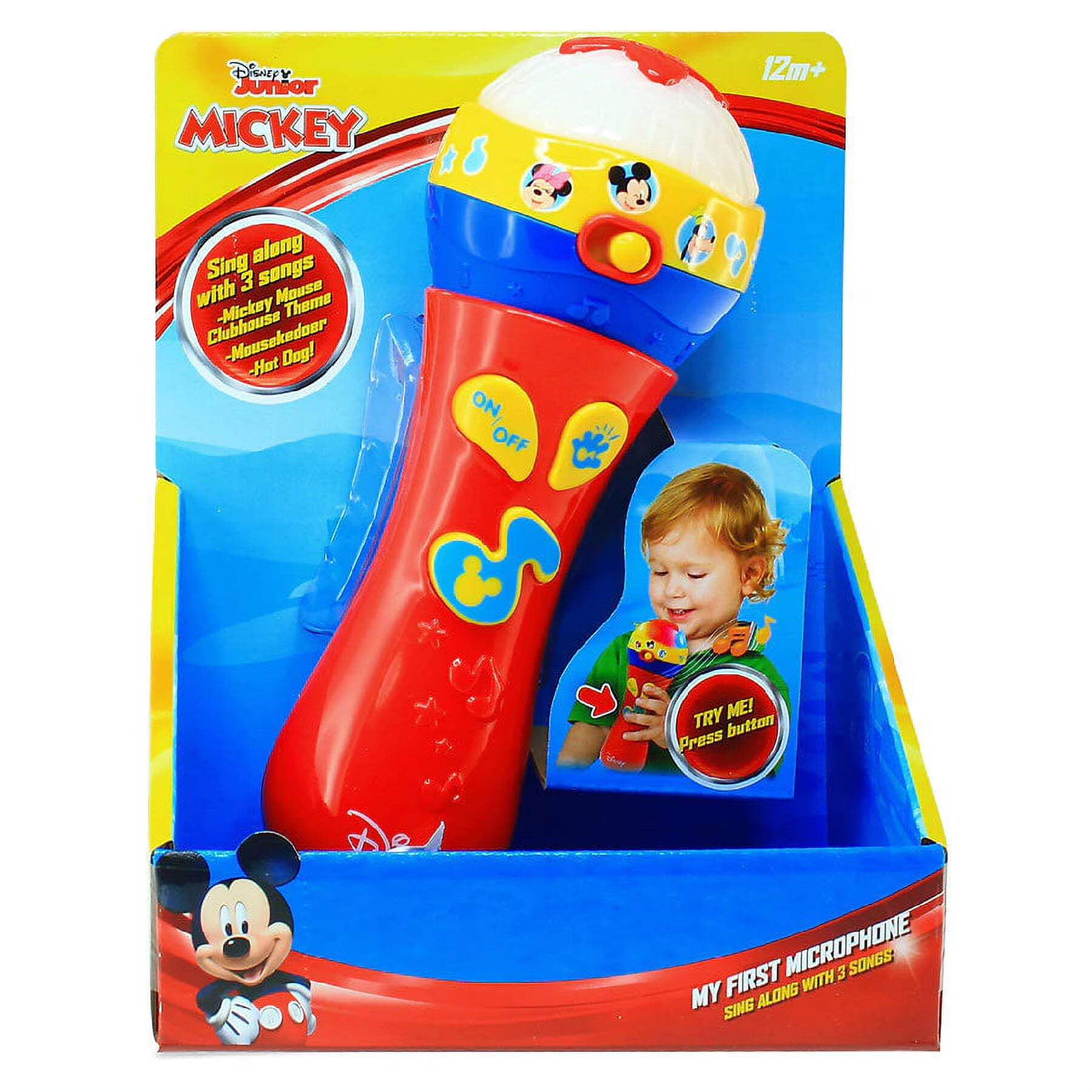Disney Mickey Mouse My First Microphone, Sing Along with Lyrics, for ...