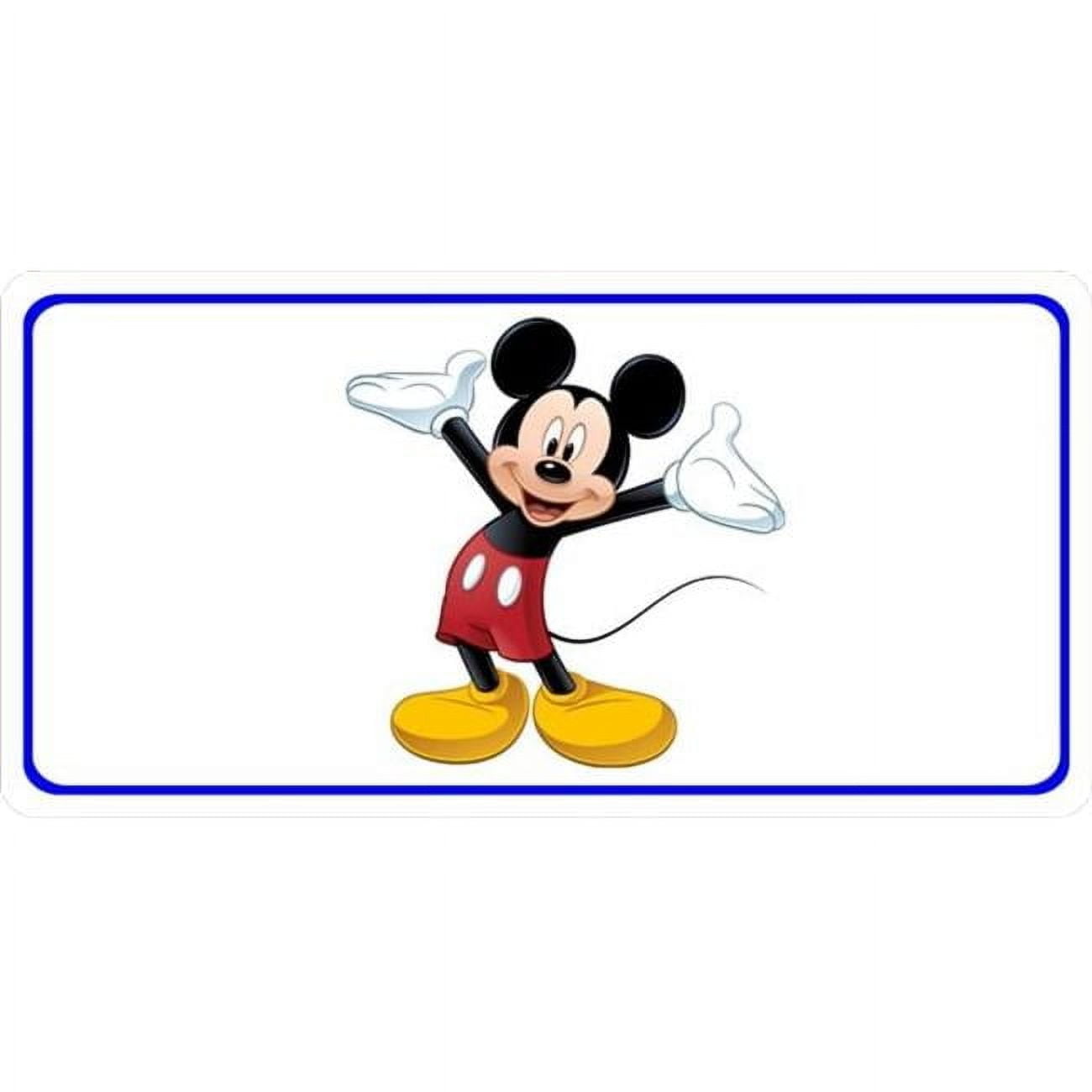 Mickey Mouse Photo License Plate - Walmart.com