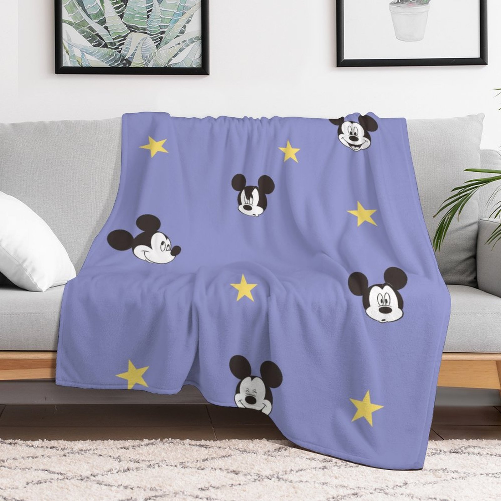 Mickey Mouse Queen Size Blanket, Gifts for Girls And Boys, Super Soft ...