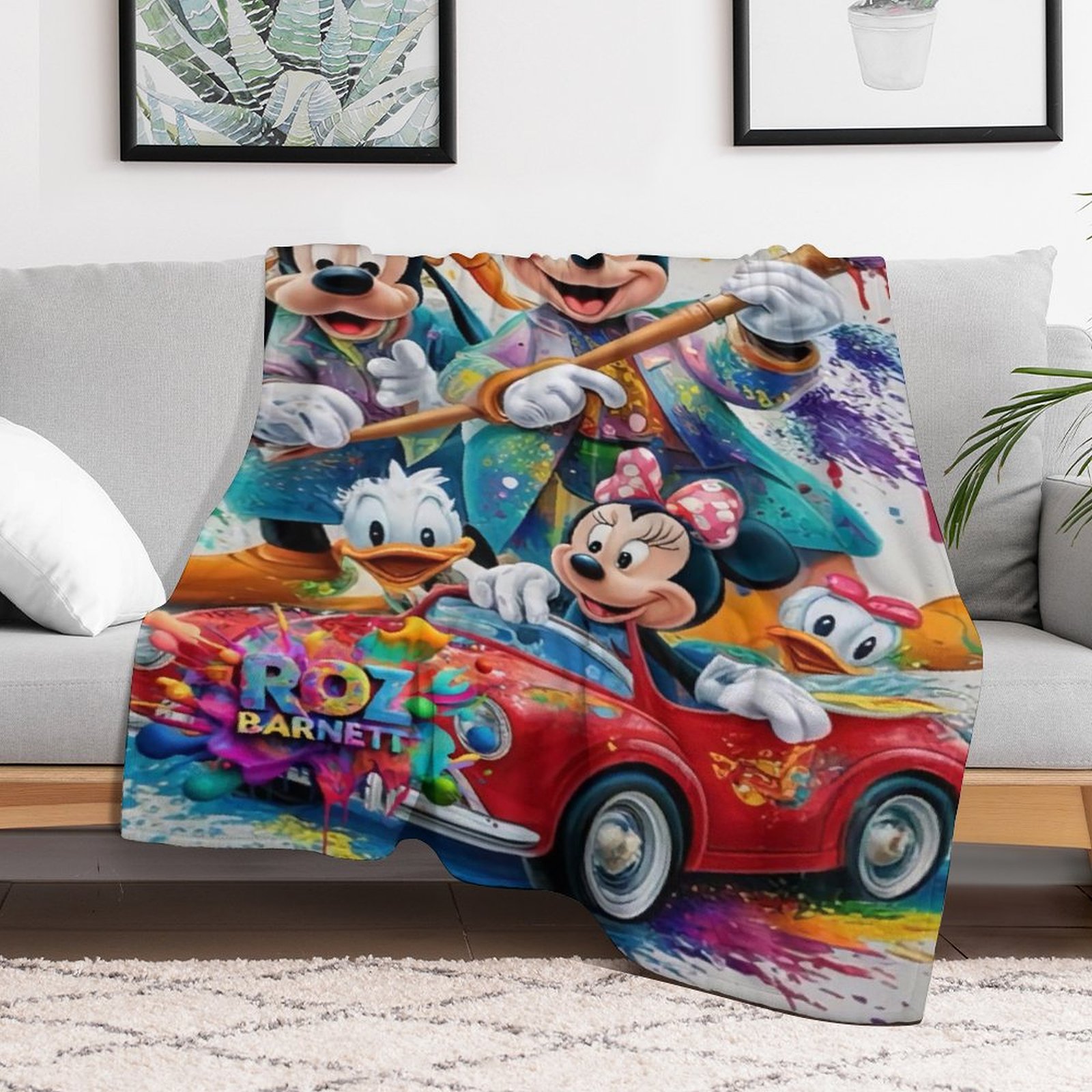 Mickey Mouse Queen Size Blanket, Gifts for Girls And Boys, Super Soft ...