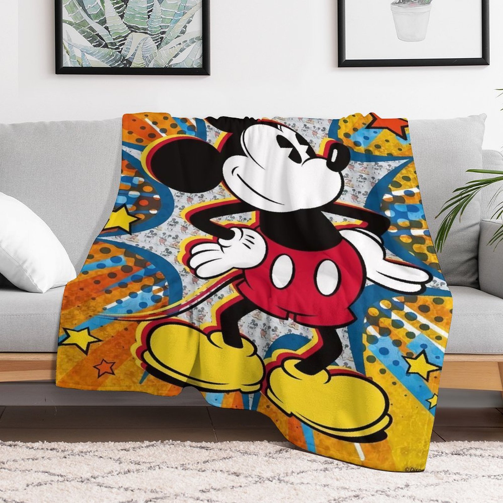 Mickey Mouse Queen Size Blanket, Gifts for Girls And Boys, Super Soft ...
