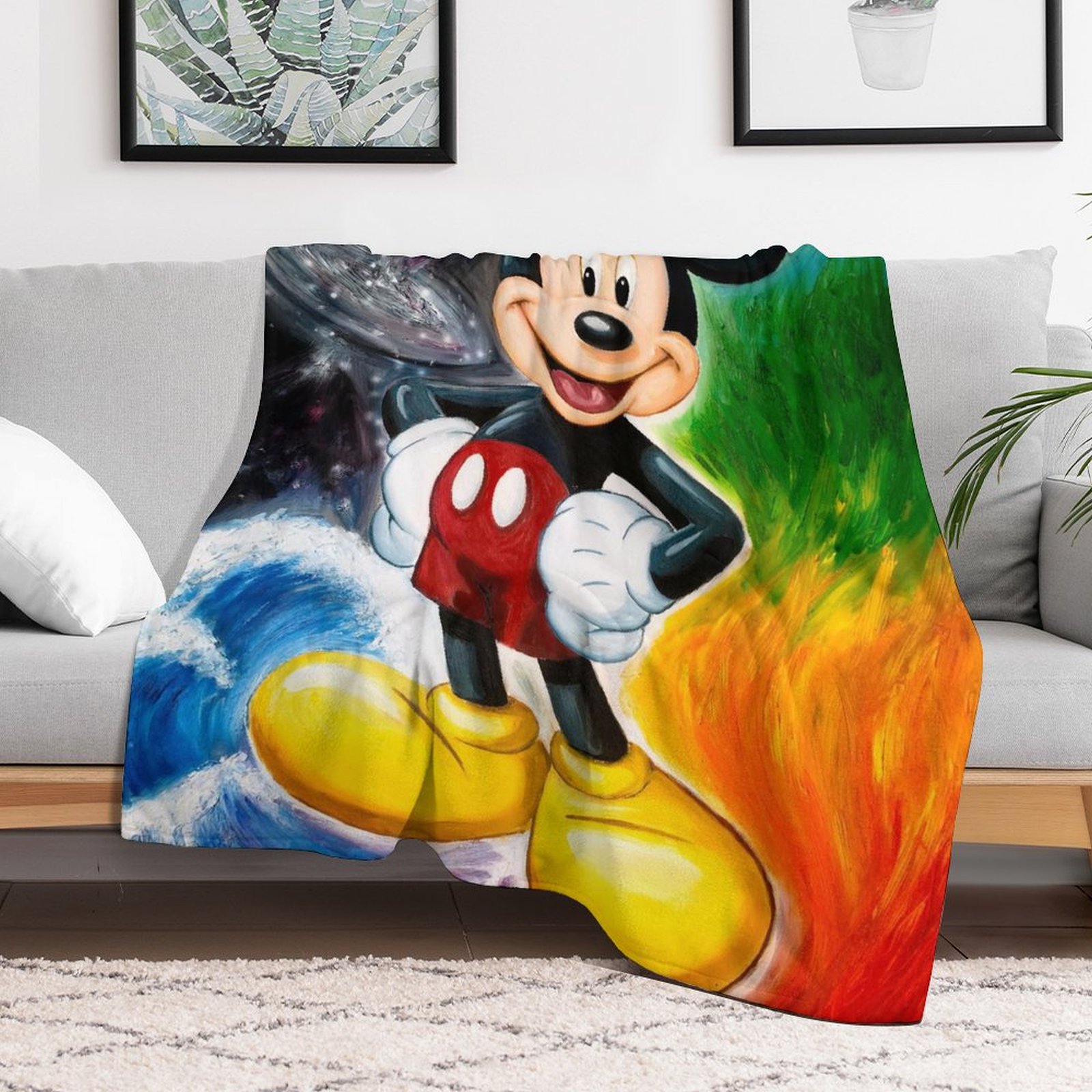 Mickey Mouse Queen Size Blanket, Gifts for Girls And Boys, Super Soft ...