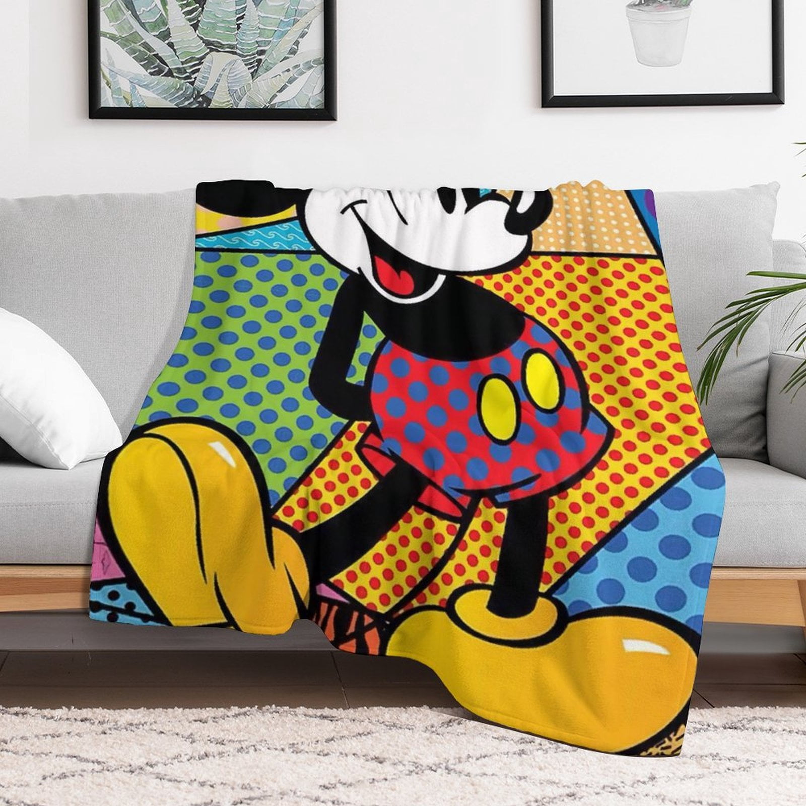 Mickey Mouse Queen Size Blanket, Gifts for Girls And Boys, Super Soft ...