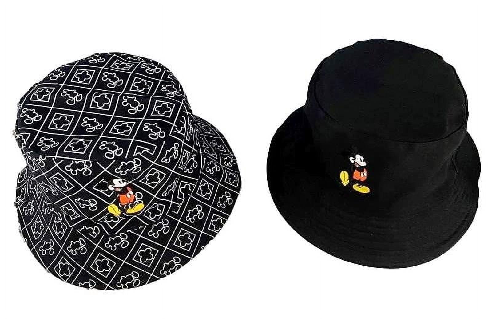 Mickey Mouse Reversible Design Adult Size Bucket Hat - Walmart.com