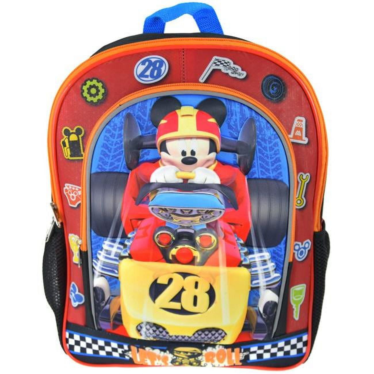 Mickey Mouse Road Racer 14" 3D Molded Backpack - Walmart.com
