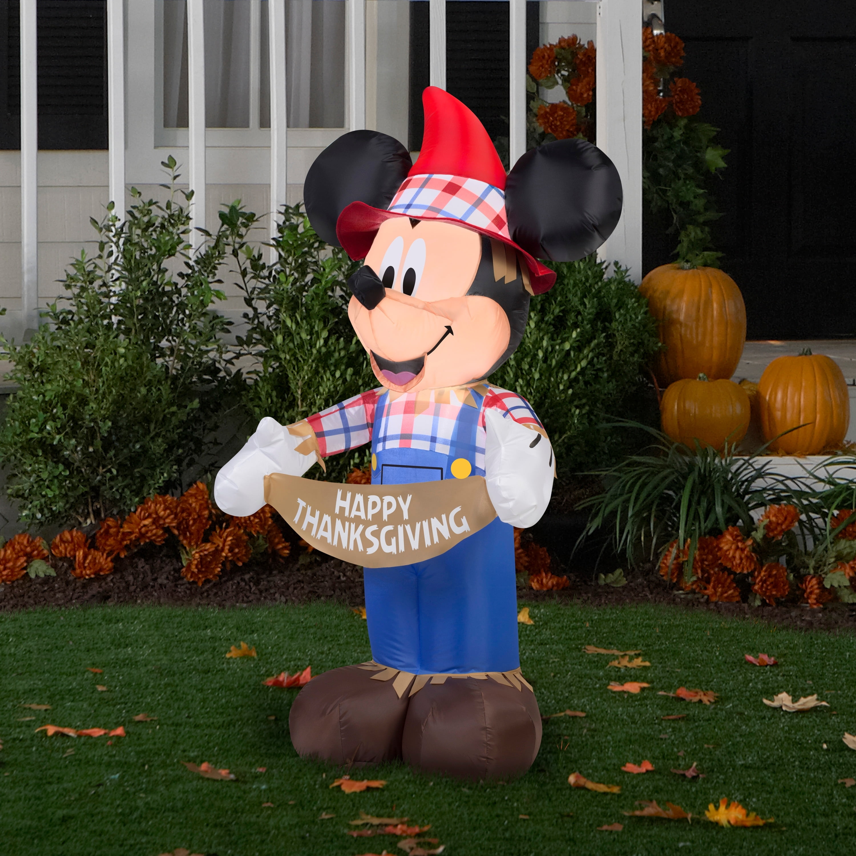 Disney Mickey Mouse Scarecrow Airblown Inflatable Outdoor Yard Art ...