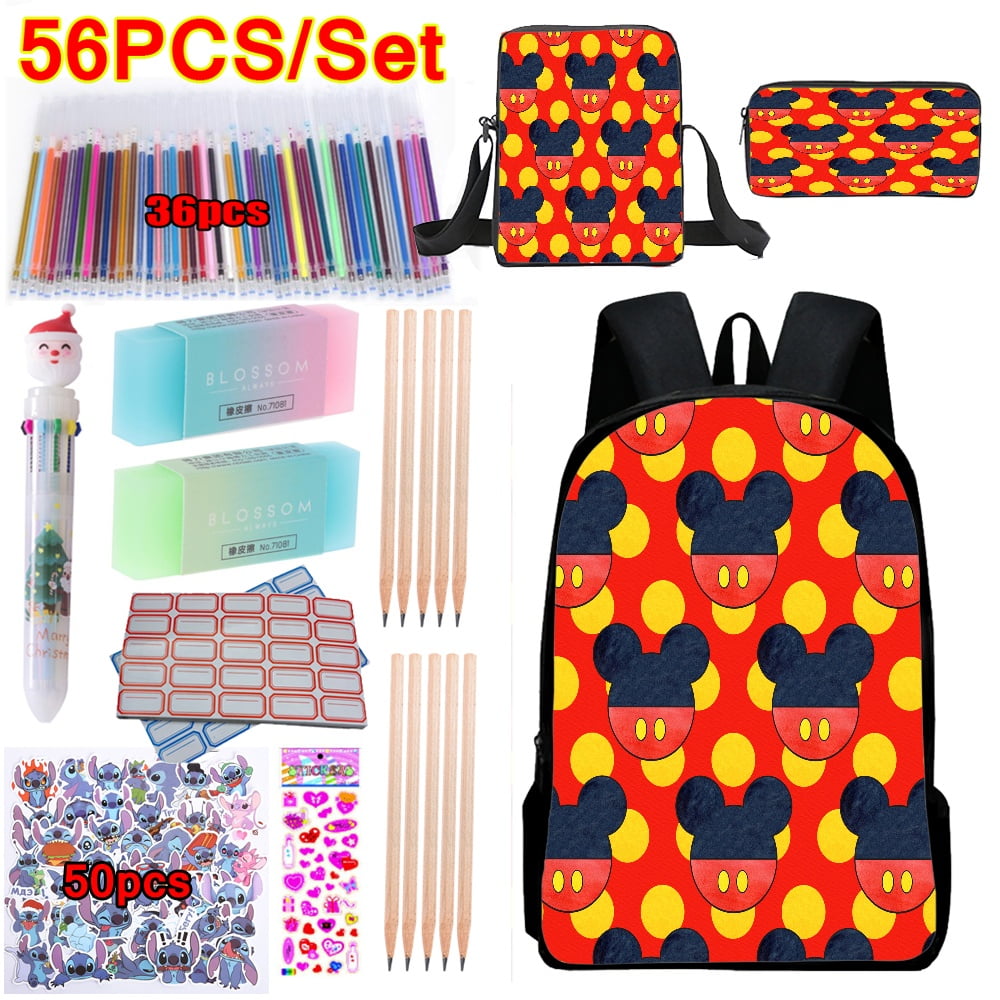 Mickey Mouse School Backpack Vivid High School Backpacks for Young ...