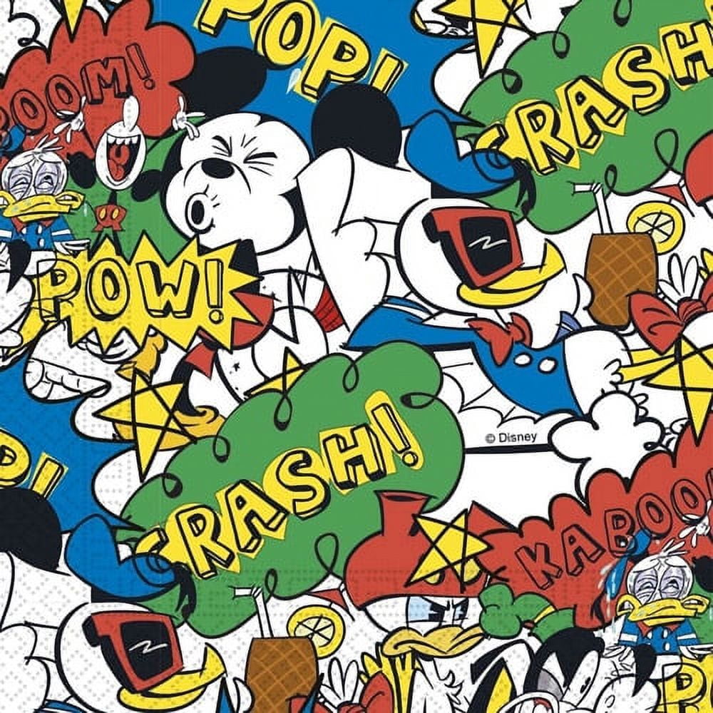 Mickey Mouse 'Super Cool' Lunch Napkins (20ct) - Walmart.com