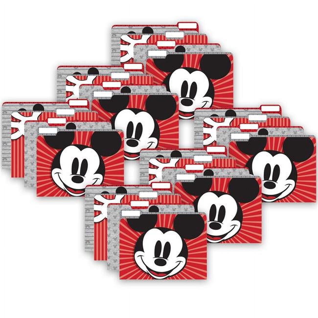 Mickey Mouse Throwback File Folders - Pack of 6 - Walmart.com