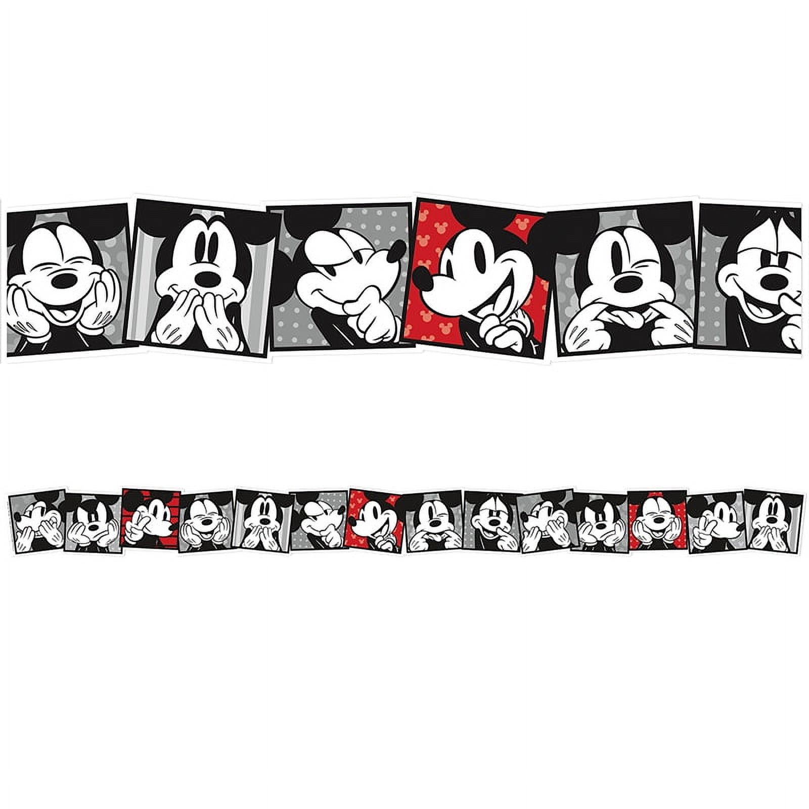 Mickey Mouse Throwback Mickey Selfies Extra Wide Deco Trim, 37 Feet ...