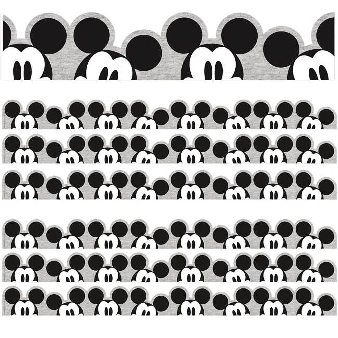 Mickey Mouse Throwback Peeking Mickeys Extra Wide Deco Trim - Pack of 3 ...