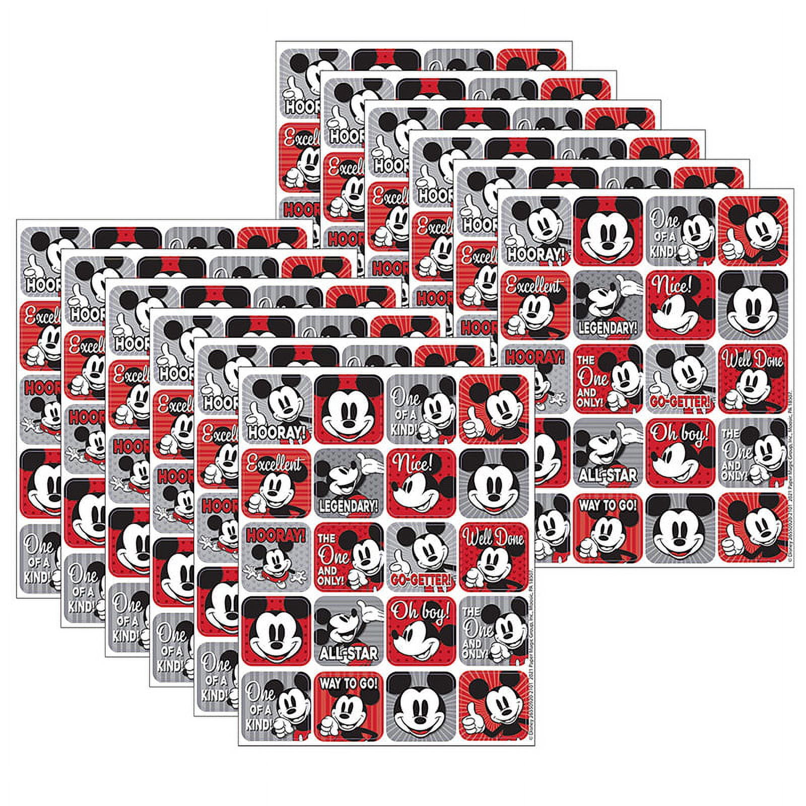 Mickey Mouse® Throwback Theme Stickers, 120 Per Pack, 12 Packs ...