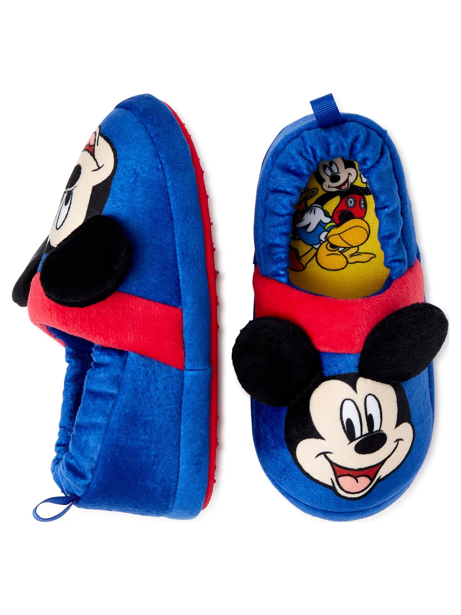 Mickey Mouse Toddler Boys Slippers, Sizes 5/6-11/12 - Walmart.com