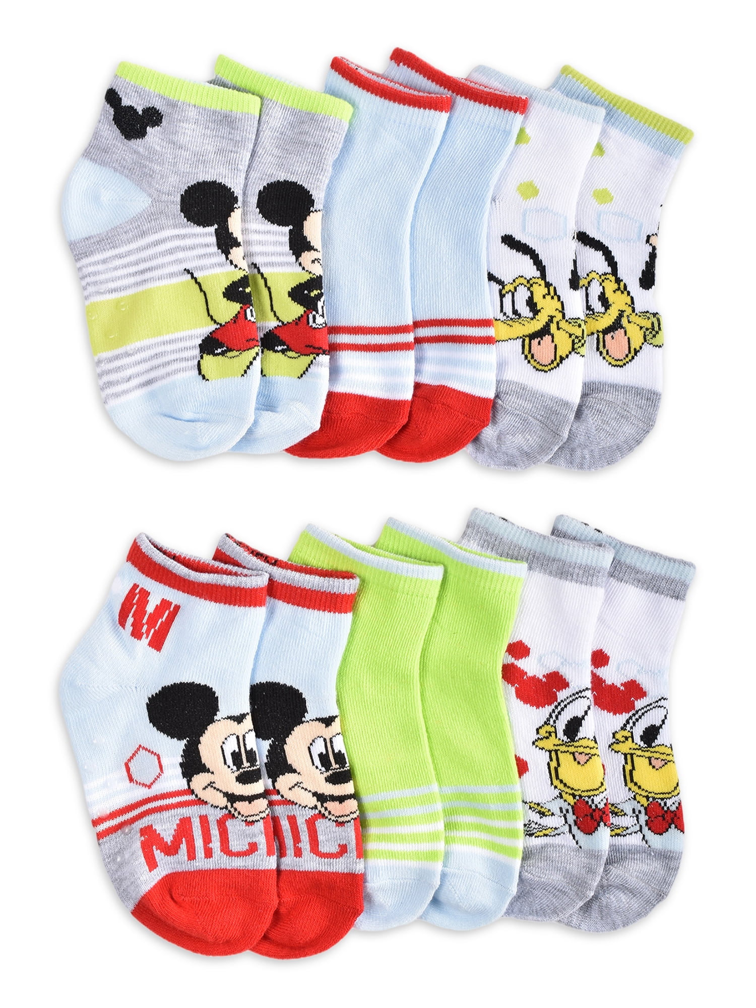Mickey Mouse Toddler Boys’ Socks, 6-Pack - Walmart.com