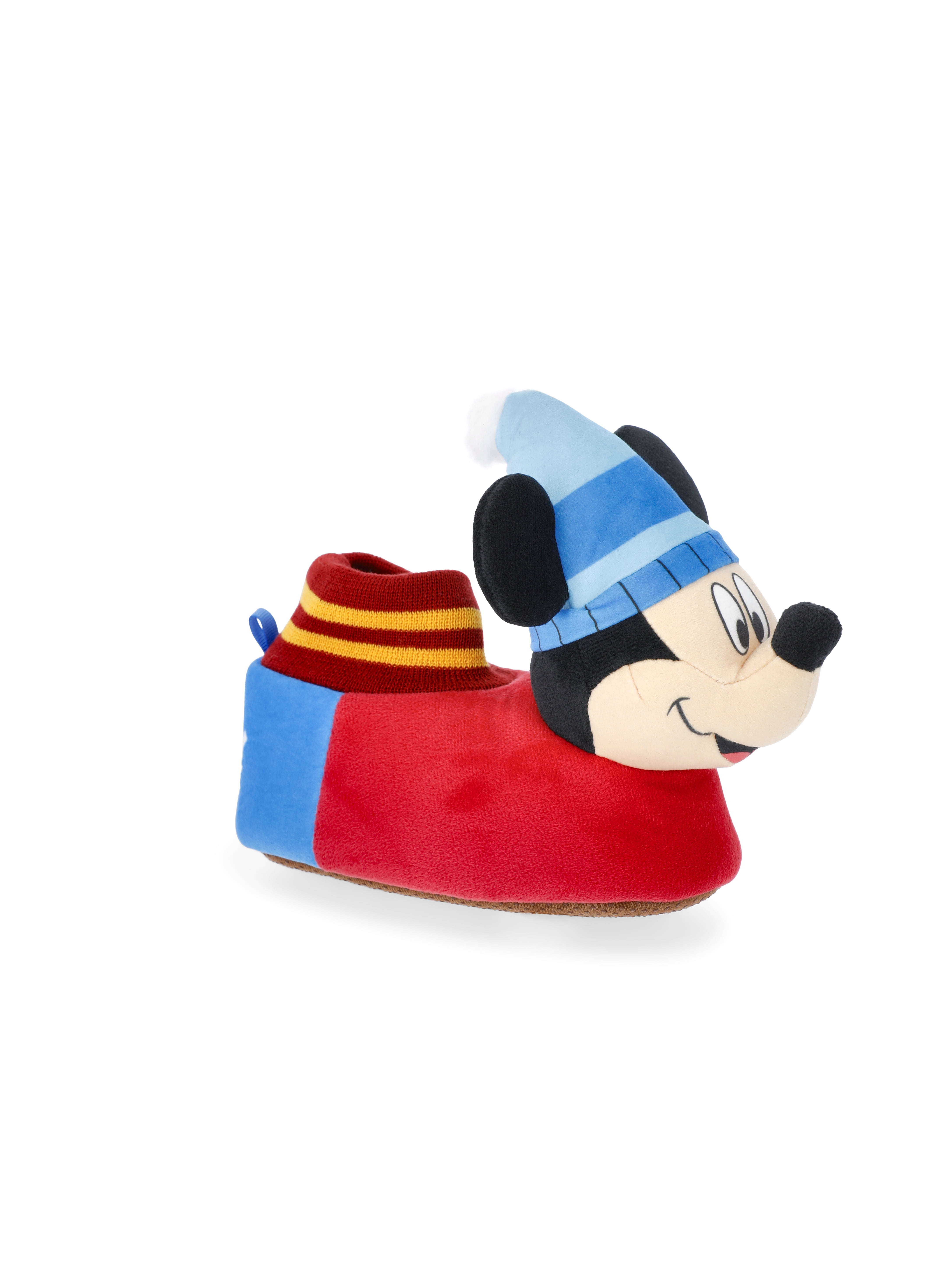 Disney Little Boys Mickey Mouse Sock Top Slippers - Walmart.com