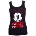 Mickey Mouse Women's Black Red Foil Tank Top-XLarge - Walmart.com