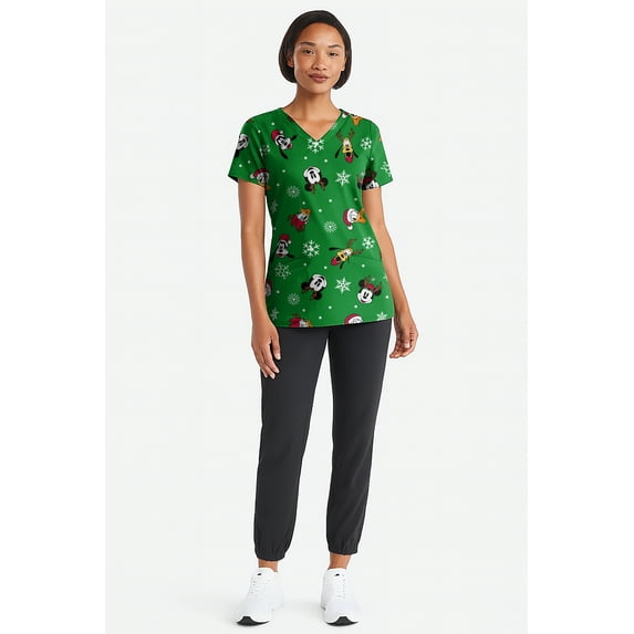 Mickey Mouse Women's Scrub Top, Sizes S-3XL - Walmart.com