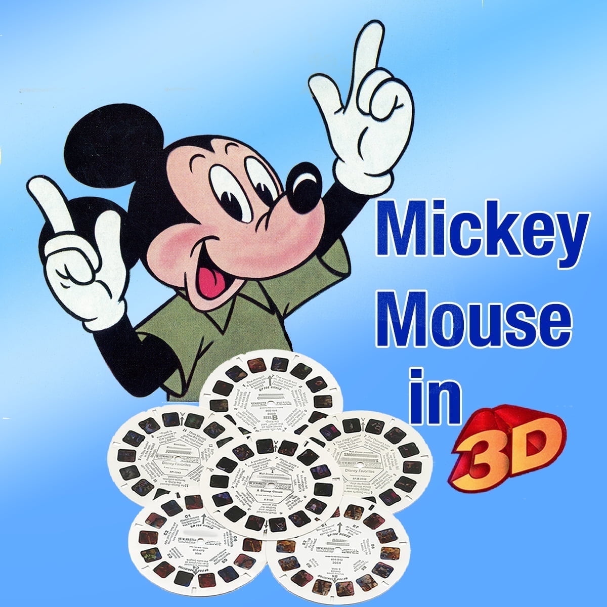 Mickey Mouse in 3D - 6 vintage Reels Stories, Beanstalk, Safari Club ...