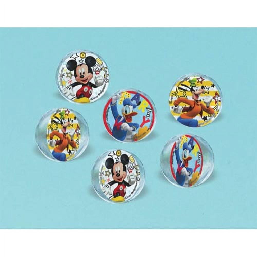 Mickey Mouse 'on the Go' Bounce Balls / Favors (6ct) - Walmart.com