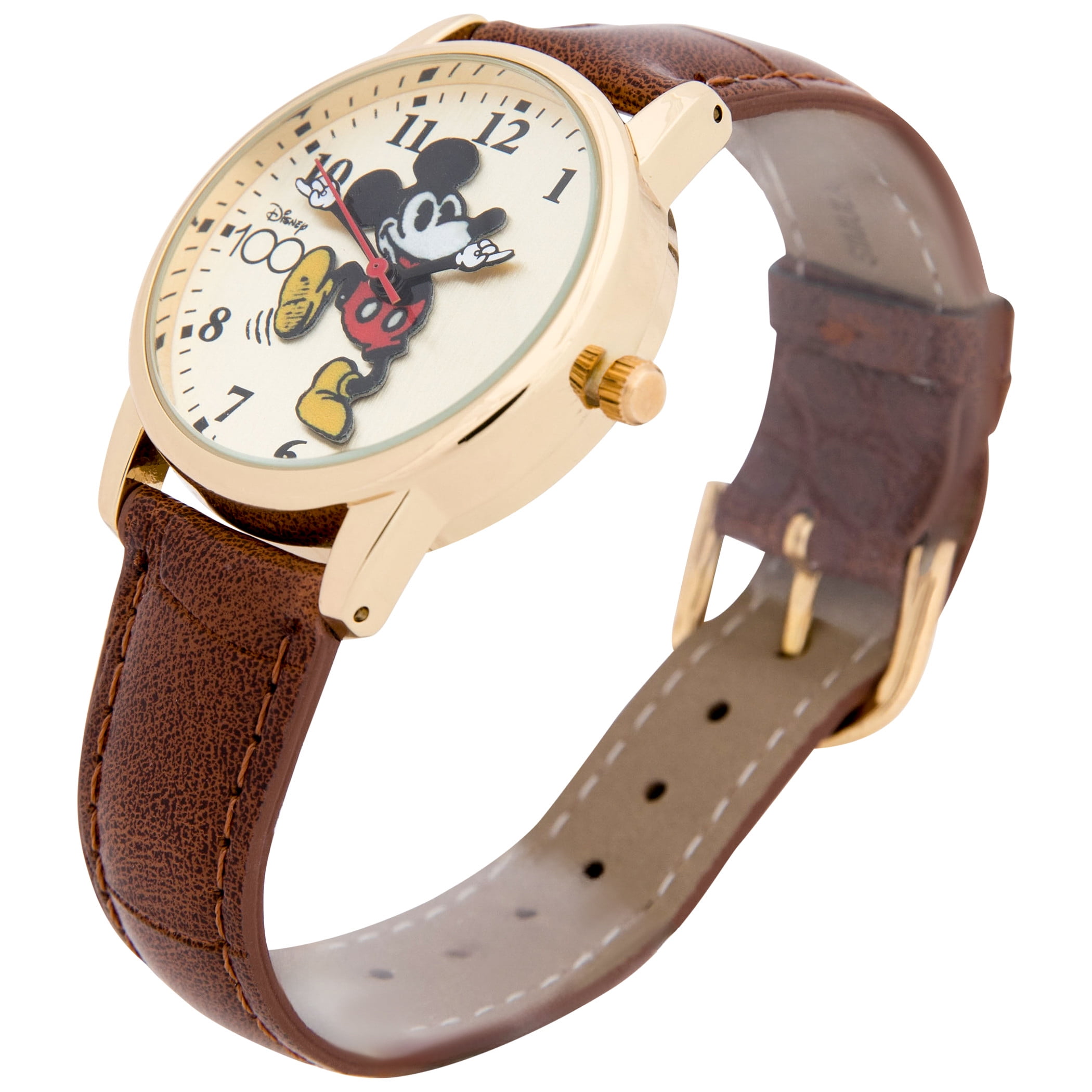 Mickey Mouse Moving Watch Hands Analog Watch - Walmart.com