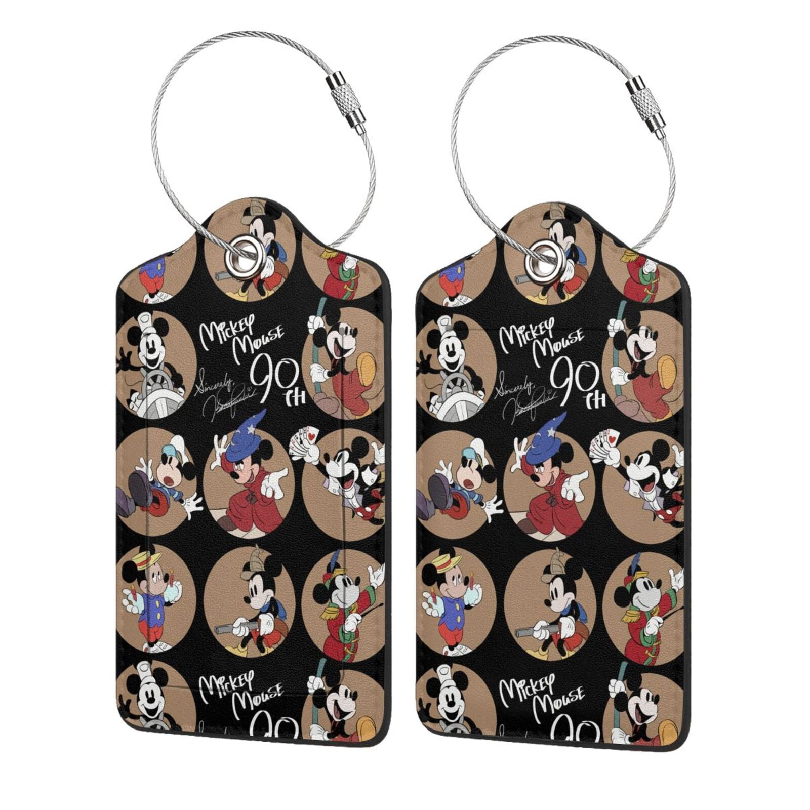Mickey Mouse55 Luggage Tags for Suitcases Travel ID Identification ...