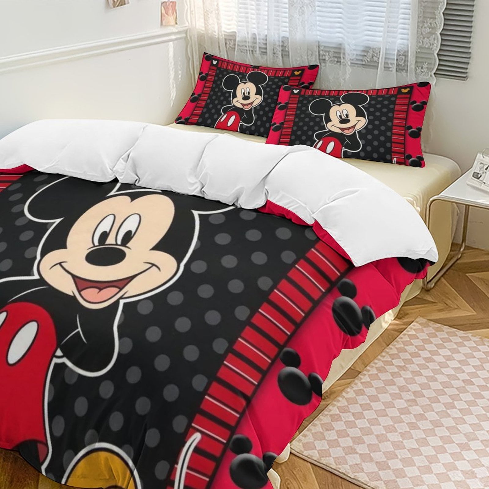 Mickey MouseCartoon Collection 3-Piece Comforter Set, Personalized ...